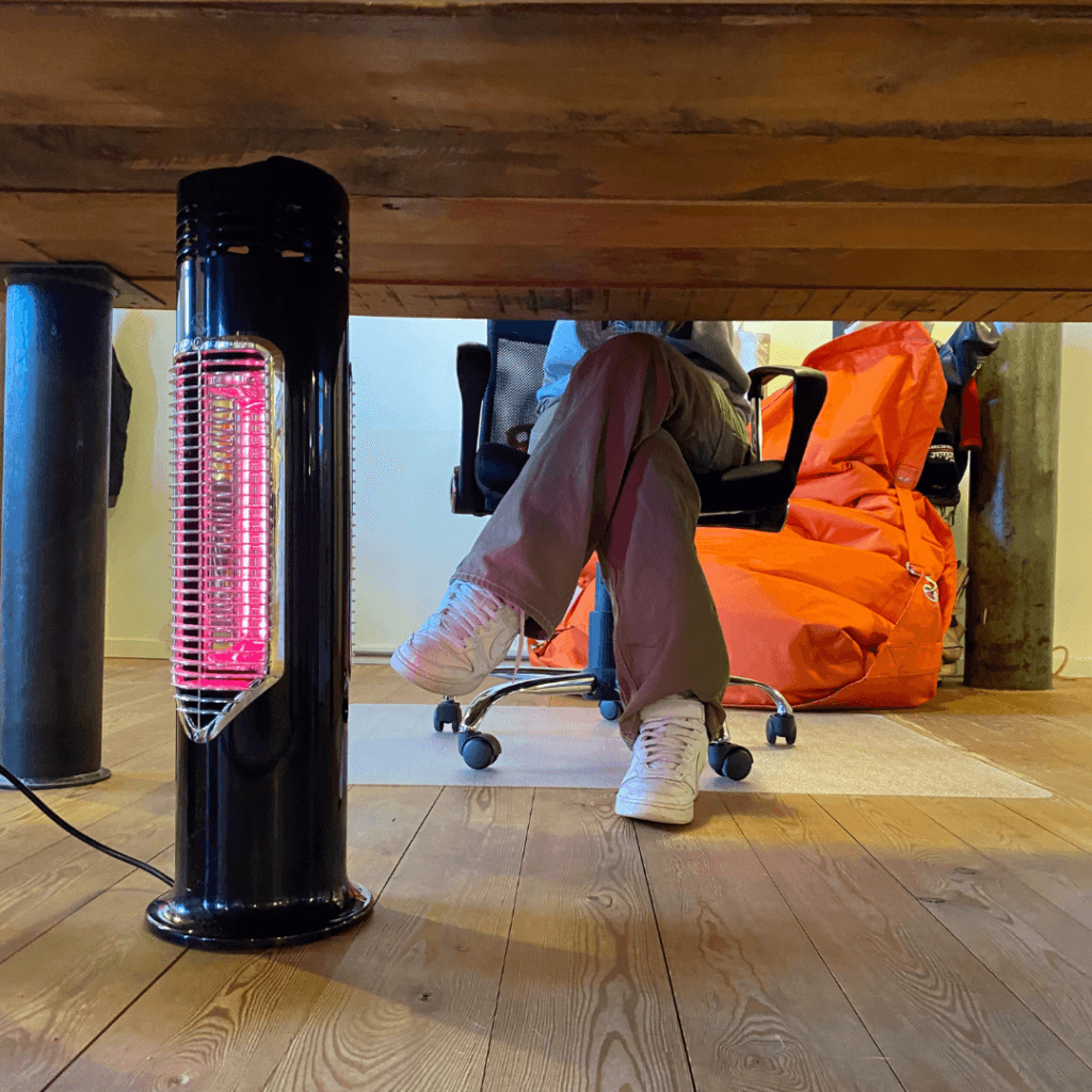 Infrarood verplaatsbare verwarmer Imus 550 watt | Portaal Check