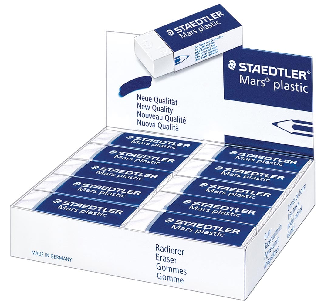 Staedtler gum Mars Plastic, doos van 20 stuks | Portaal Check