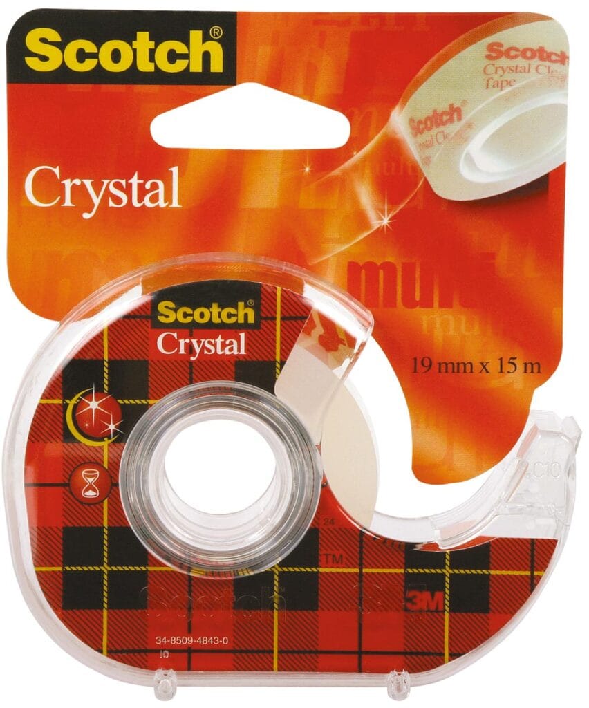 Scotch plakband Crystal ft 19 mm x 15 m | Portaal Check