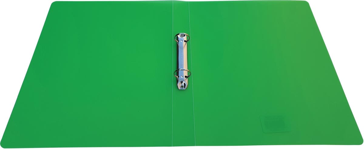 Alpha ringmap, voor ft A4, uit PP, 2 ringen van 25 mm, transparant ...