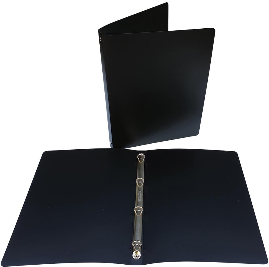 Alpha ringmap, voor ft A4, uit PP, 4 ringen van 16 mm, zwart | Portaal ...