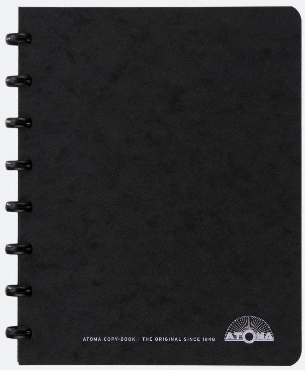 Atoma meetingbook, ft A5, zwart, gelijnd | Portaal Check