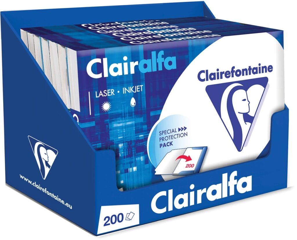Clairefontaine printpapier ft A4, 80 g, pak van 200 vel, doos van 7 ...