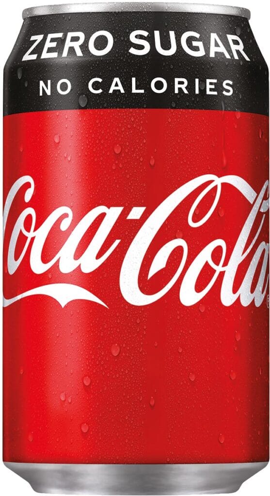 Coca-Cola Zero frisdrank, fat blik van 33 cl, pak van 24 stuks ...
