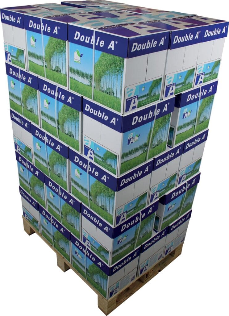 Double A Premium printpapier ft A4, 80 g, pallet van 200 pakken van 500 ...