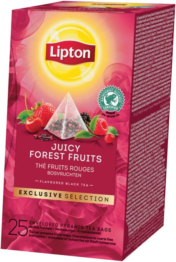 Lipton thee, Bosvruchten, Exclusive Selection, doos van 25 zakjes ...