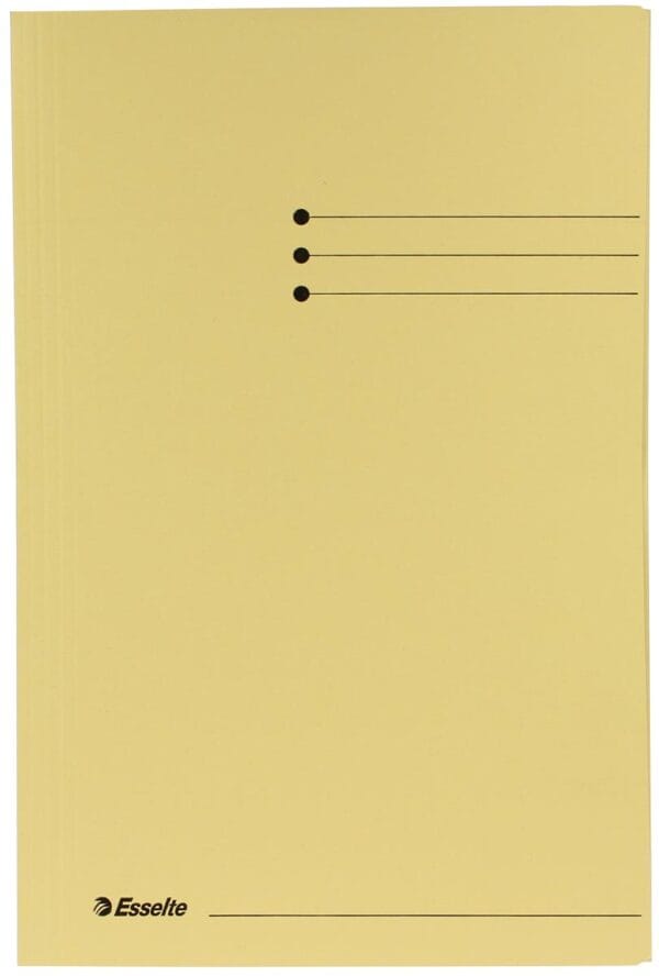 Esselte dossiermap geel, ft folio | Portaal Check