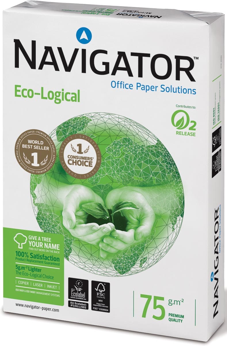 Navigator Eco-Logical printpapier ft A3, 75 g, pak van 500 vel ...