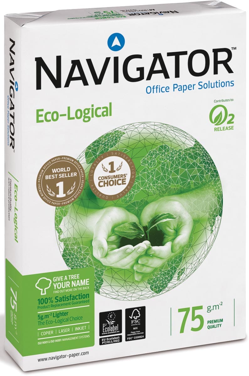Navigator Eco-Logical printpapier ft A3, 75 g, pak van 500 vel ...