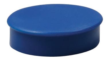 Nobo magneten diameter van 20 mm, blauw, blister van 8 stuks | Portaal ...