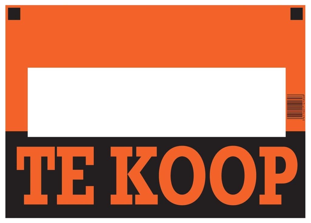 Affiche Te koop, pak van 10 stuks | Portaal Check
