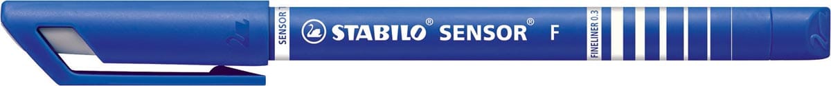 STABILO SENSOR fineliner, 0,3 mm, blauw | Portaal Check